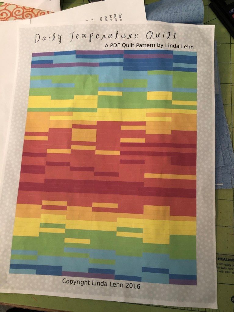 Temperature quilt – Always Quilts